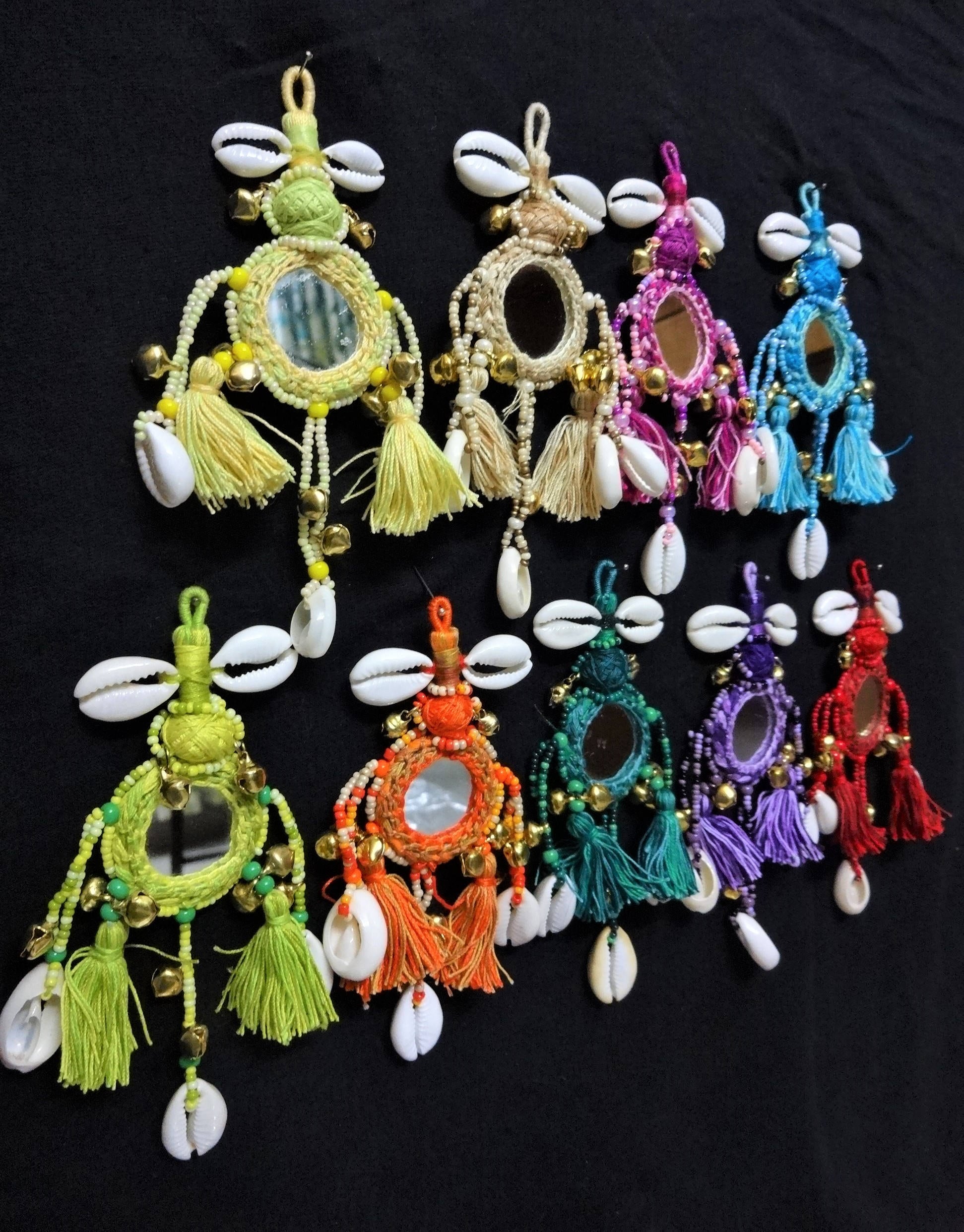 Cowrie Shell Tassels Purse & Handbag Decoration Bell Swag | Etsy