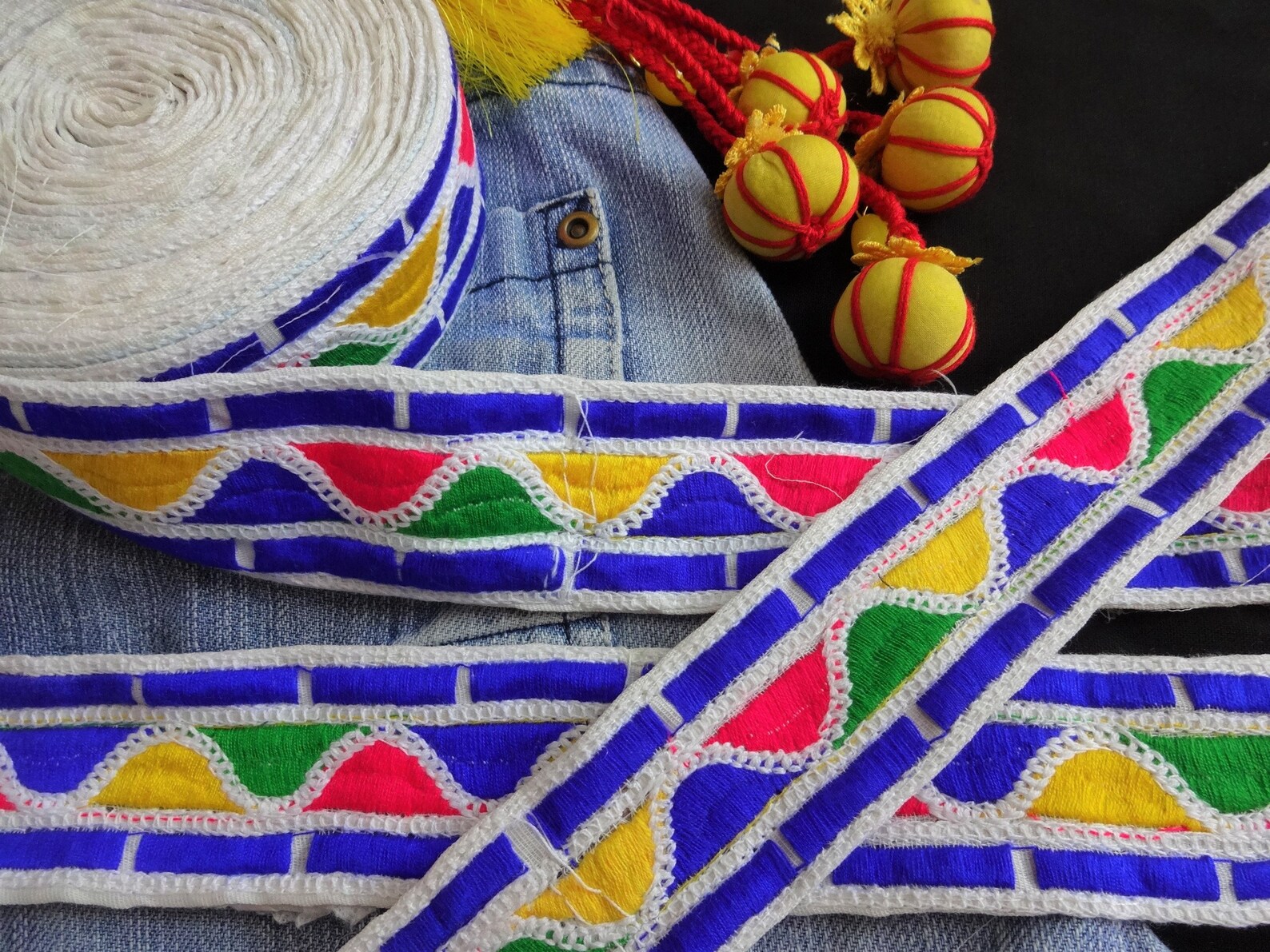 Indian Trim Decorative Craft Ribbon Sewing Supply Boho Sari - Etsy