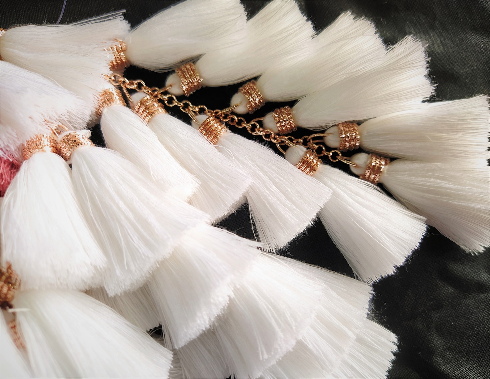 Indian Tassels Cotton Tassels Embellishment Long Tassels - Etsy