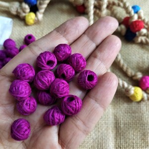 50 Pcs Handmade Thread Balls Cotton Balls Craft Decoration - Etsy