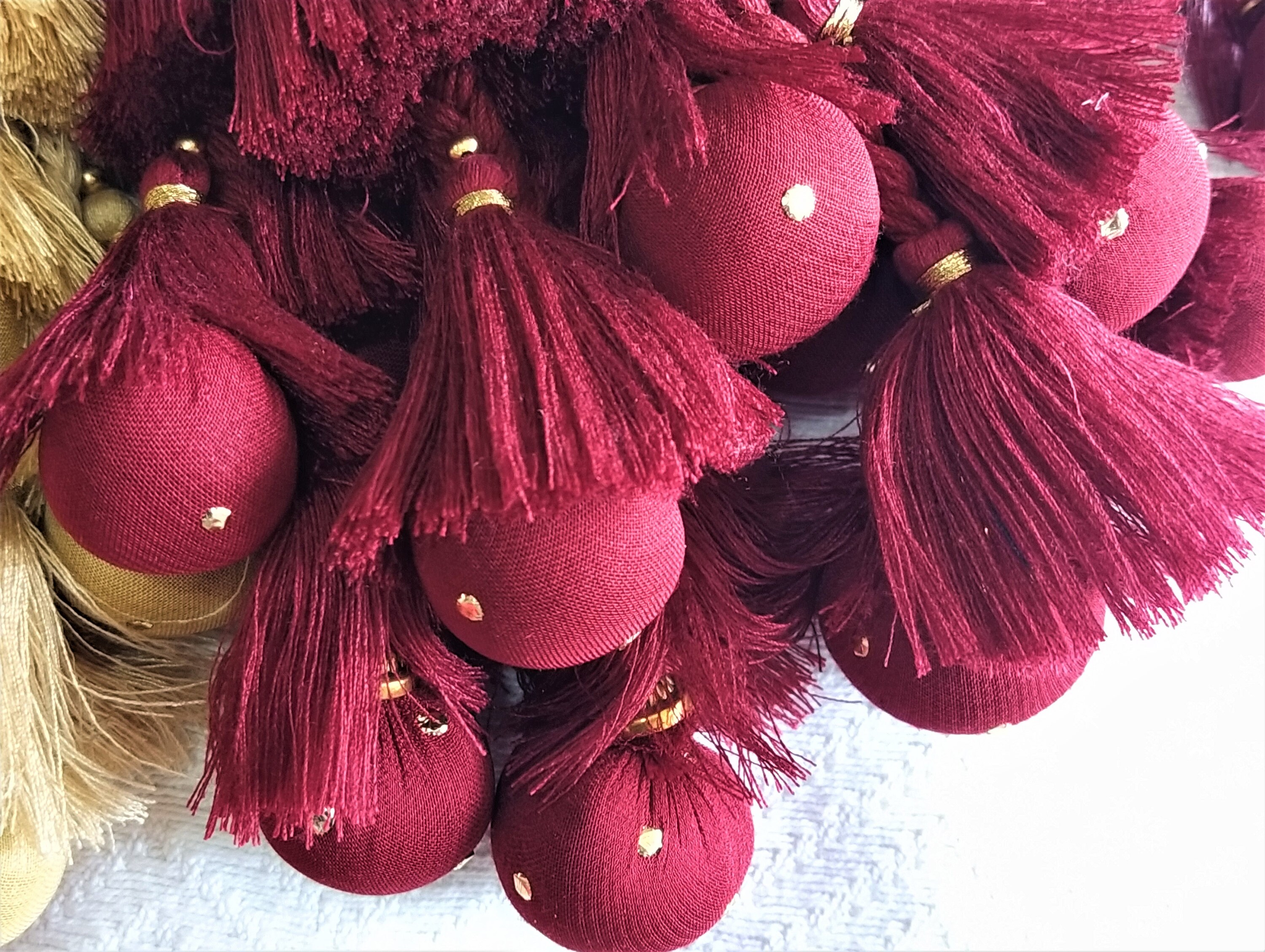 Indian Cotton Tassels, Embellishment, Mini Tassels, Decorative Tassels ...