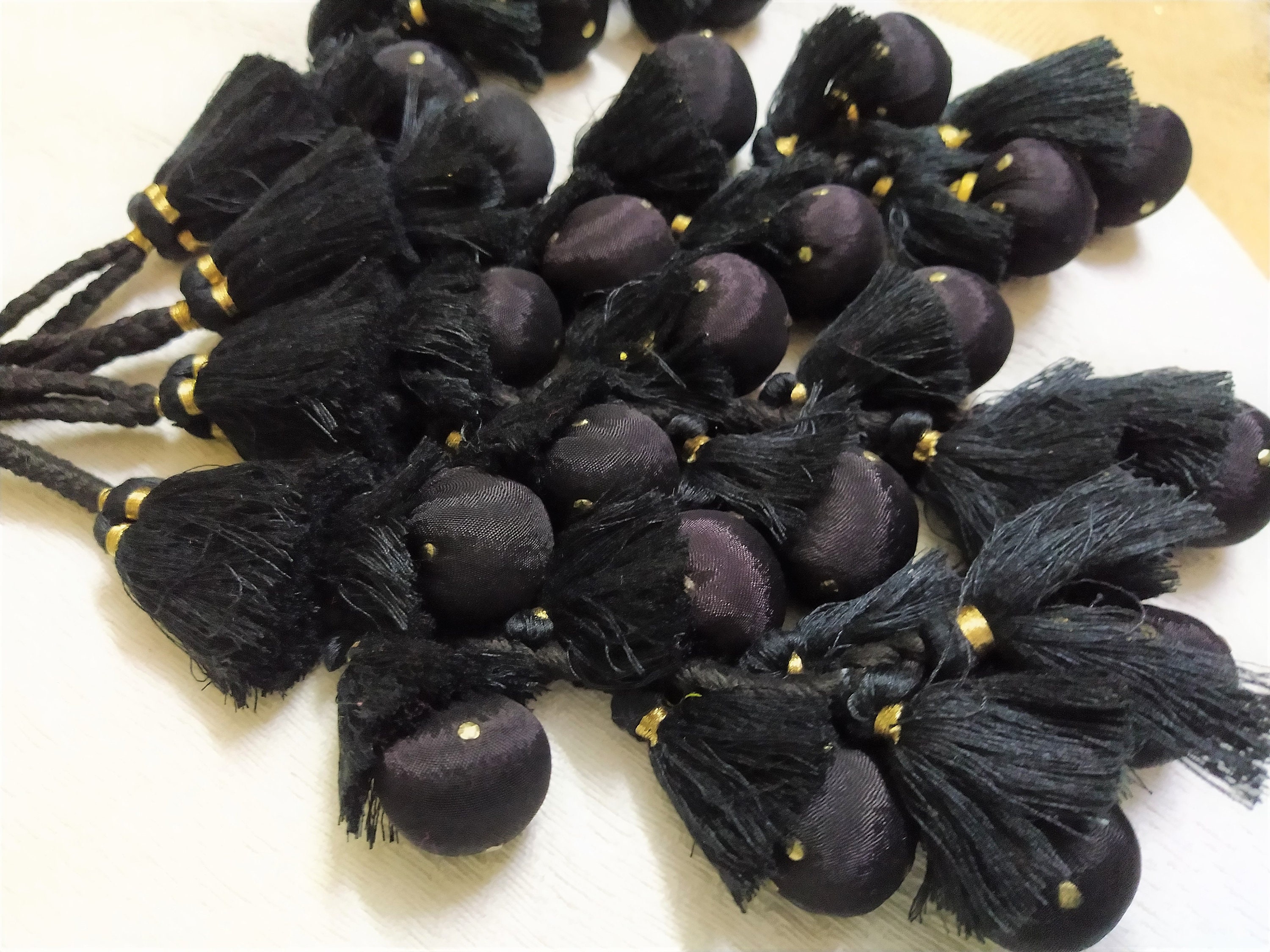 Indian Cotton Tassels Embellishment Long Tassels Decorative | Etsy