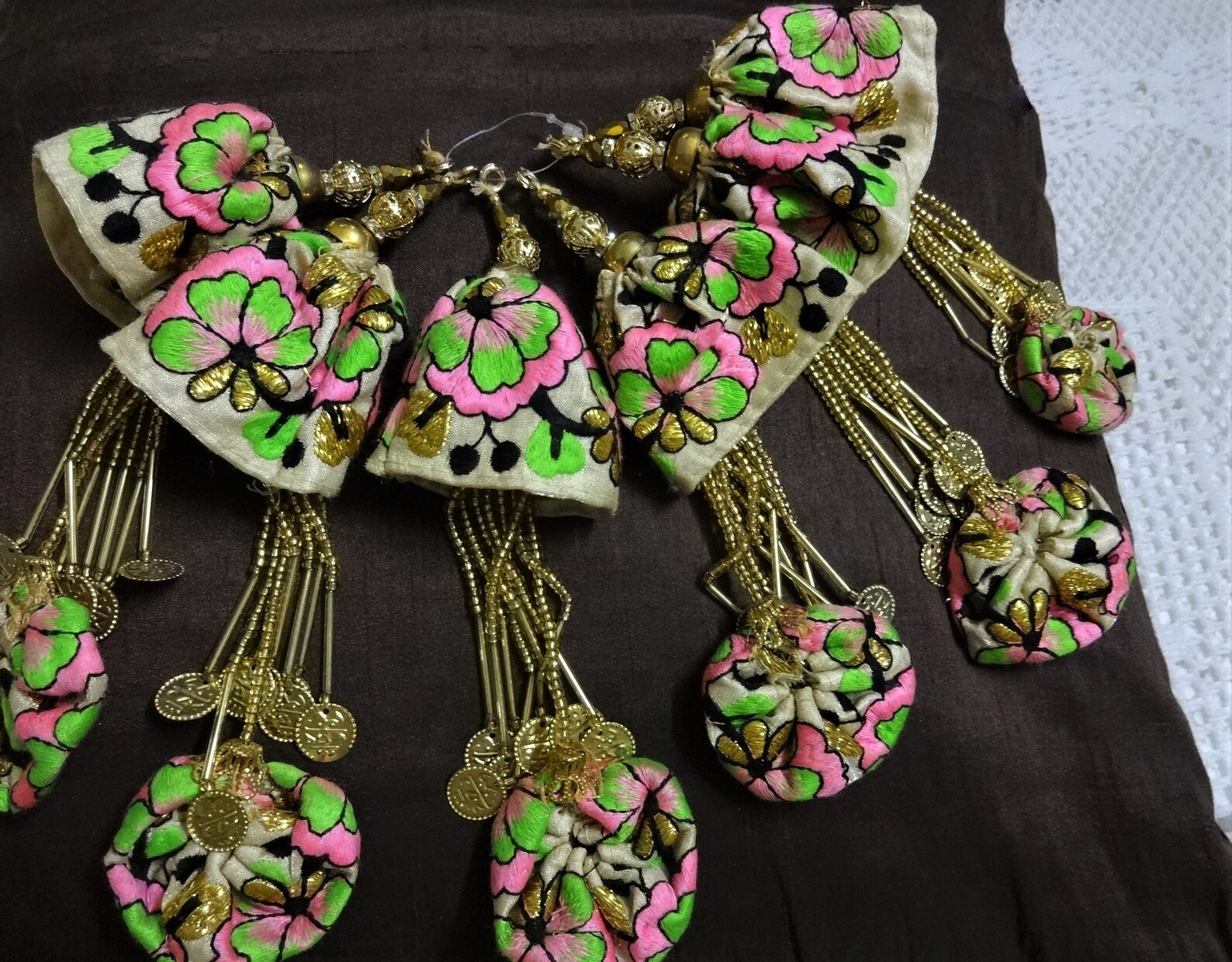 Indian Ethnic Long Tassels Handbag Decoration Coin Tassels - Etsy India