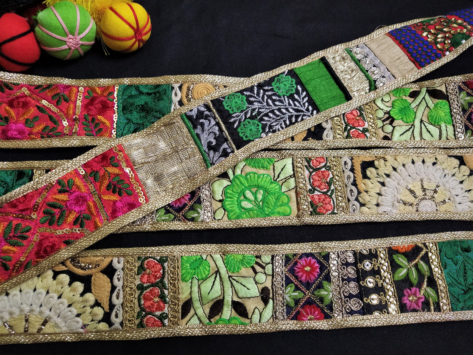 Indian Patch Embroidered Lace Ethnic Trim Sari Border - Etsy