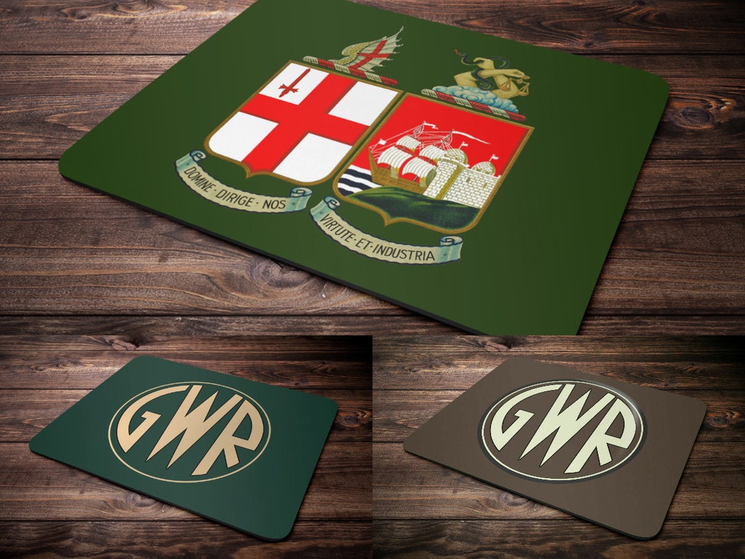 GWR Roundel/coast of Arms Railway Mouse Mat - Etsy Australia