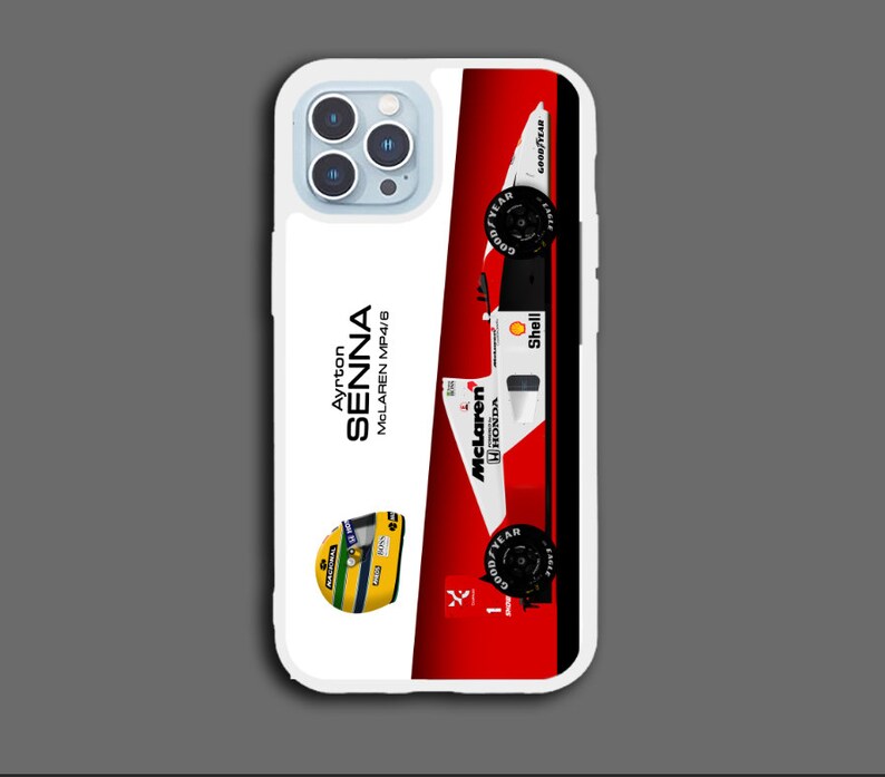 Ayrton Senna Mclaren MP4/6 F1 Iphone Phone Case - Etsy UK