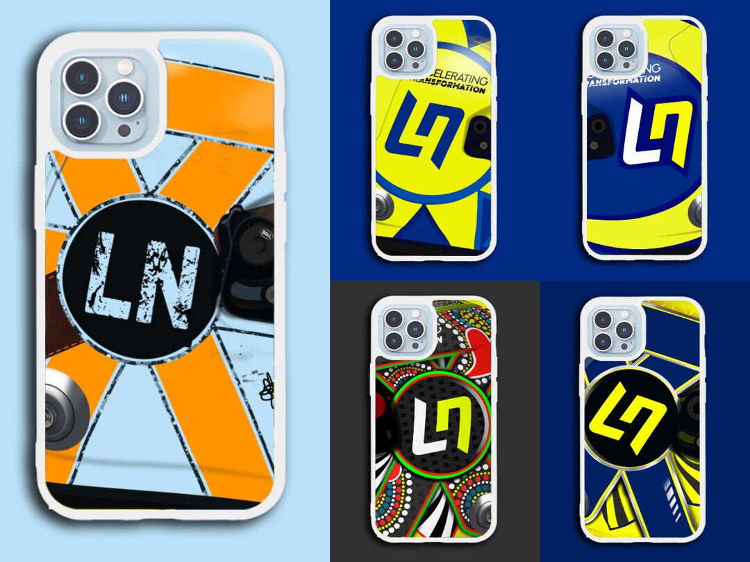 Lando Norris Helmet Gulf iPhone Samsung Galaxy F1 Phone Case - Etsy