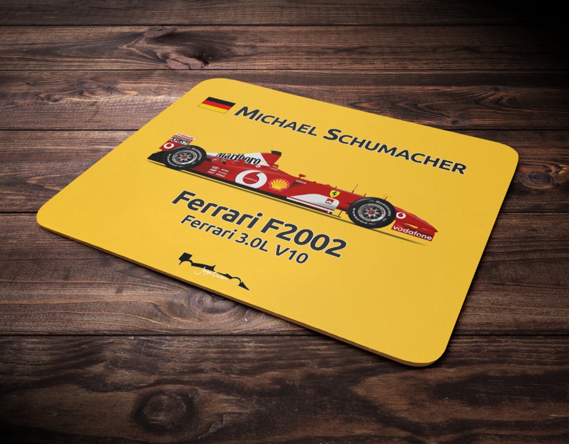 Michael Schumacher Ferrari F2002 F1 Mouse Mat Pad - Etsy