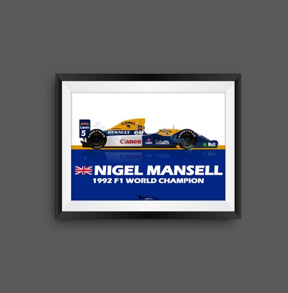NIGEL MANSELL POSTER – ZOOM F1 - architektenkombinatie.nl