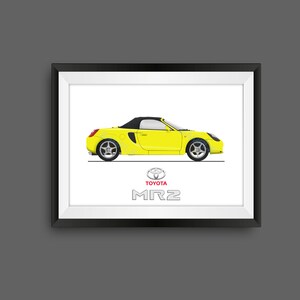 Toyota MR2 Mk3 Print - Etsy