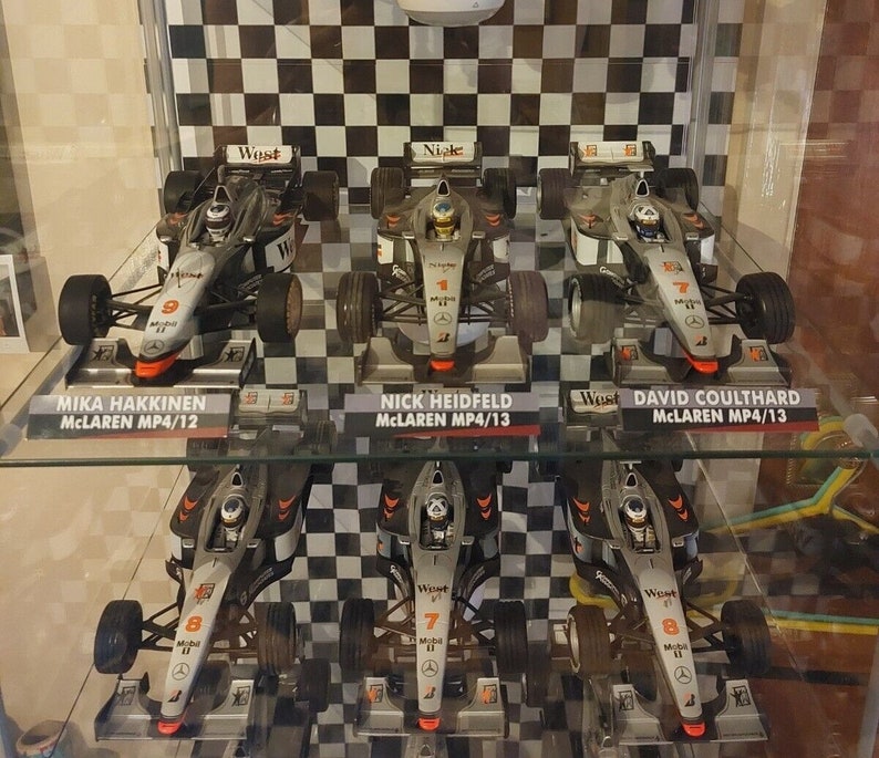 F1 1/18 1.43 Car Name Plates 3D Printed for Display Cases - Etsy