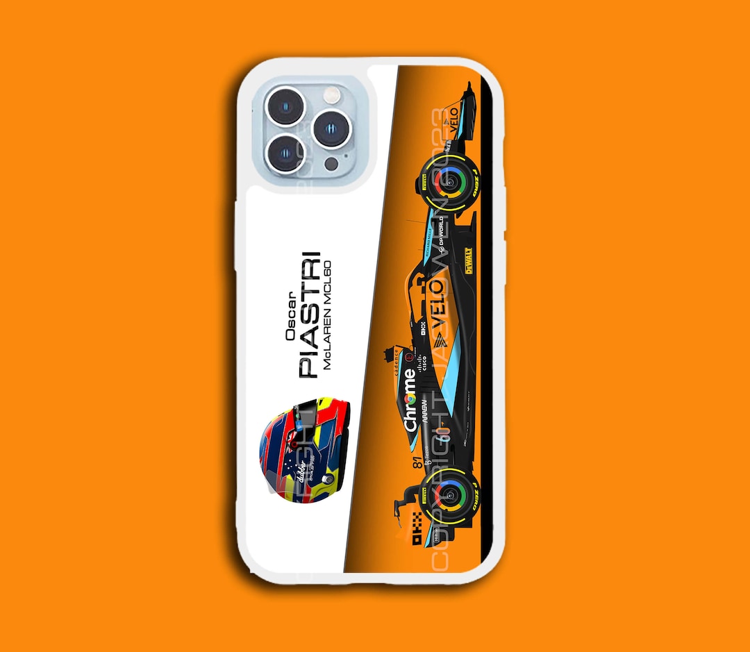 Oscar Piastri 2023 Mclaren MCL60 F1 iPhone Samsung Galaxy Phone Case ...
