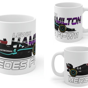 Lewis Hamilton F1 2020 Mug 11oz Mercedes W11 - Etsy