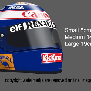 X2 Alain Prost F1 Helmet Stickers 1984 1993 - Etsy