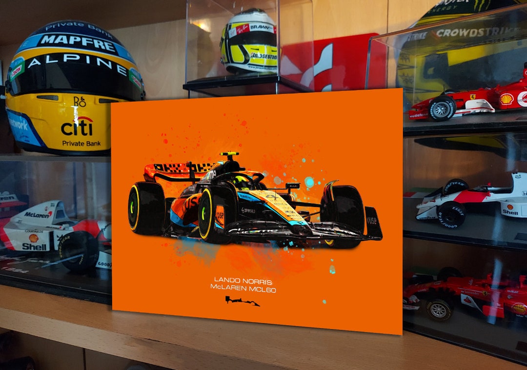 Lando Norris 2023 Mclaren MCL60 F1 Metal Sign F1 Gift Wall Art - Etsy
