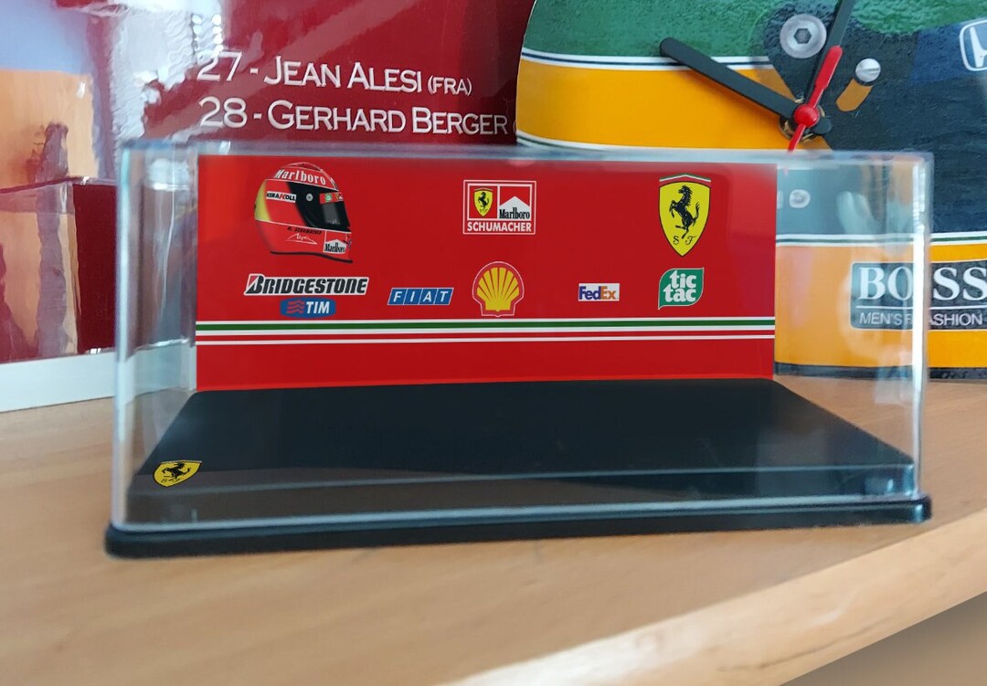 Custom Ferrari F1-2000 F1 Display Case & Sponsor Backdrop for ...