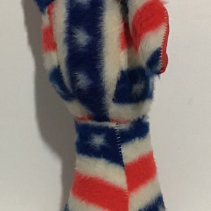 Rare Vintage Patriotic Stars & Stripes Stuffed Toy Donkey Carnival ...