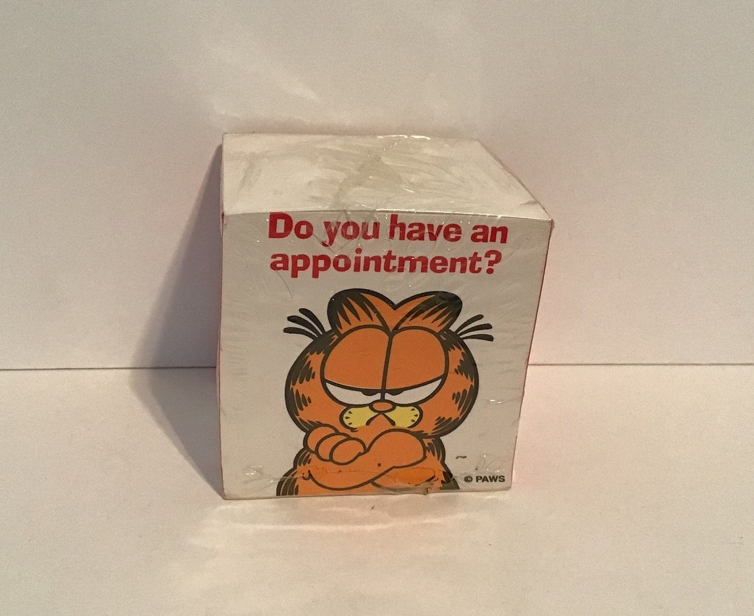 Garfield NOS Note Pad Cube 3 3/8 X 3 3/8 700 Sheets - Etsy