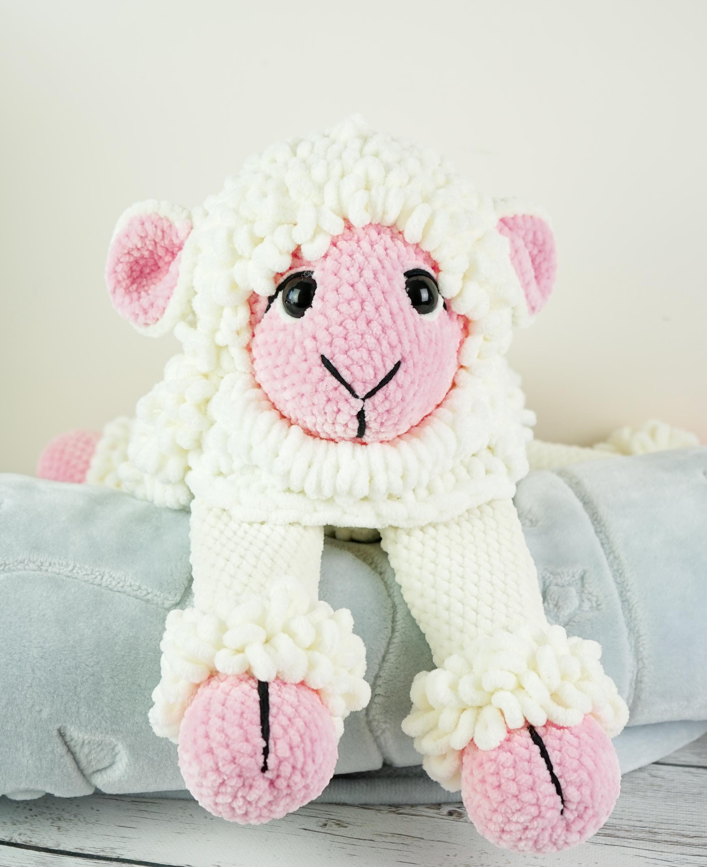 Sheep Crochet Pajama Bag PATTERN: Amigurumi Animal Tutorial (PDF ...