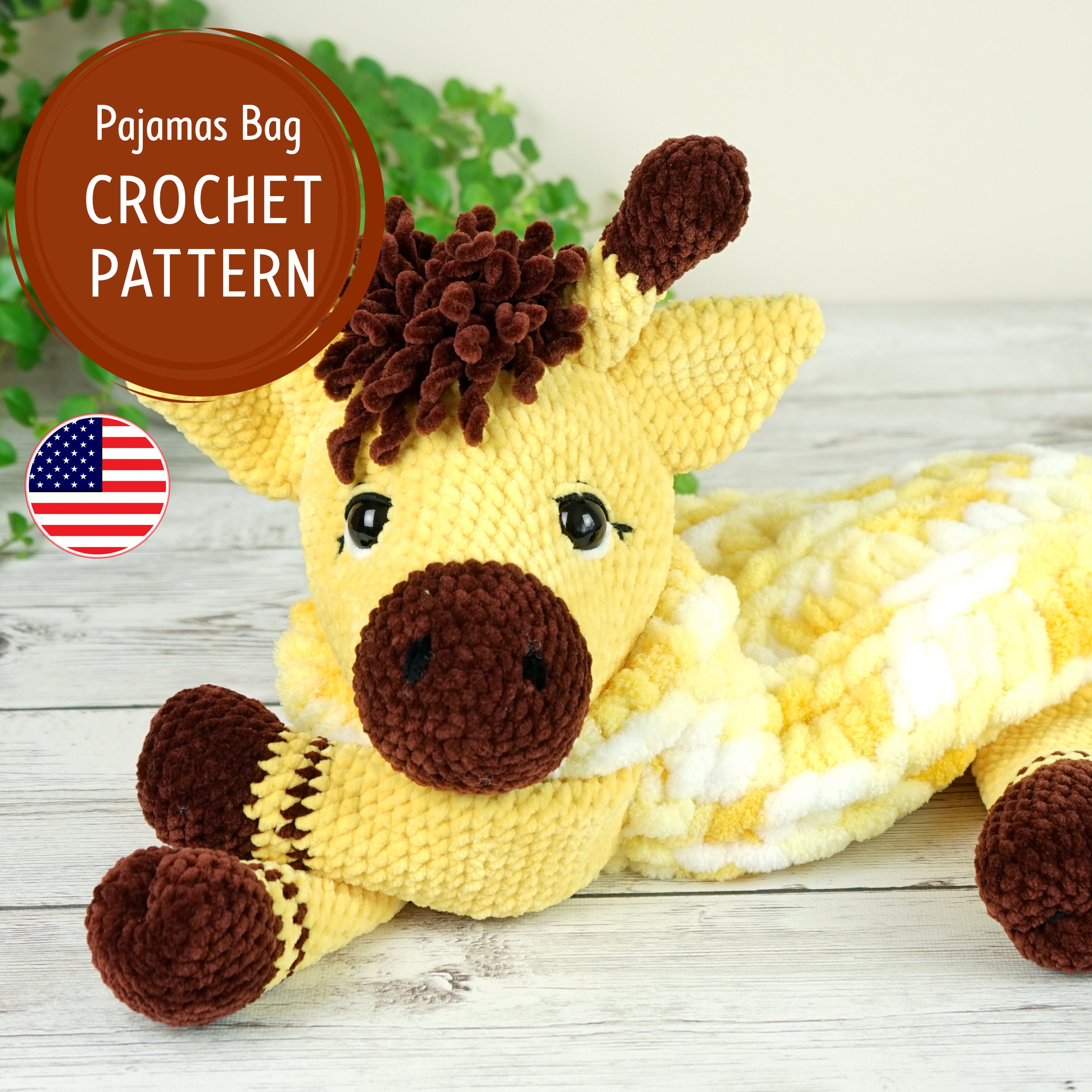 Crochet Pajama Bag Pattern