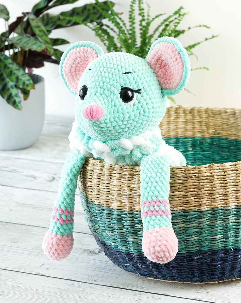 Mouse Crochet PATTERN Crochet Pajama Bag Pattern Amigurumi - Etsy