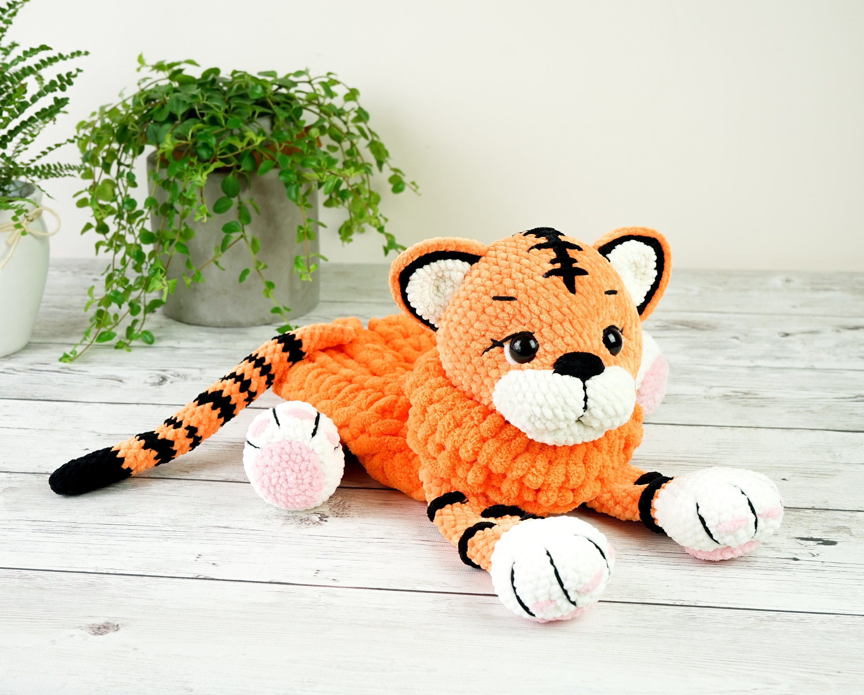 Tiger Crochet PATTERN Crochet Pajama Bag Pattern Tiger - Etsy Australia