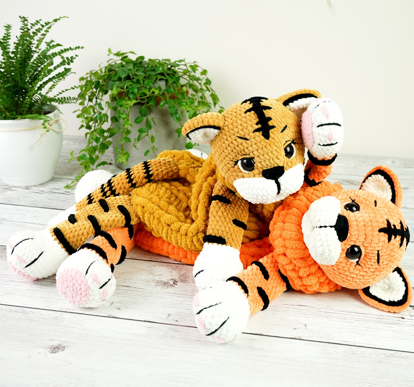 Tiger Crochet PATTERN Crochet Pajama Bag Pattern Tiger - Etsy