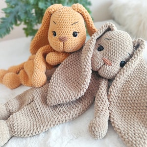 Bunny Snuggler Crochet Pattern, Crochet Comforter, Crochet Snuggler ...