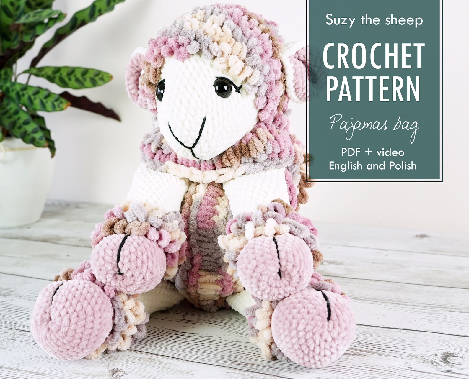 Sheep Crochet PATTERN Crochet Pajama Bag Pattern Amigurumi - Etsy