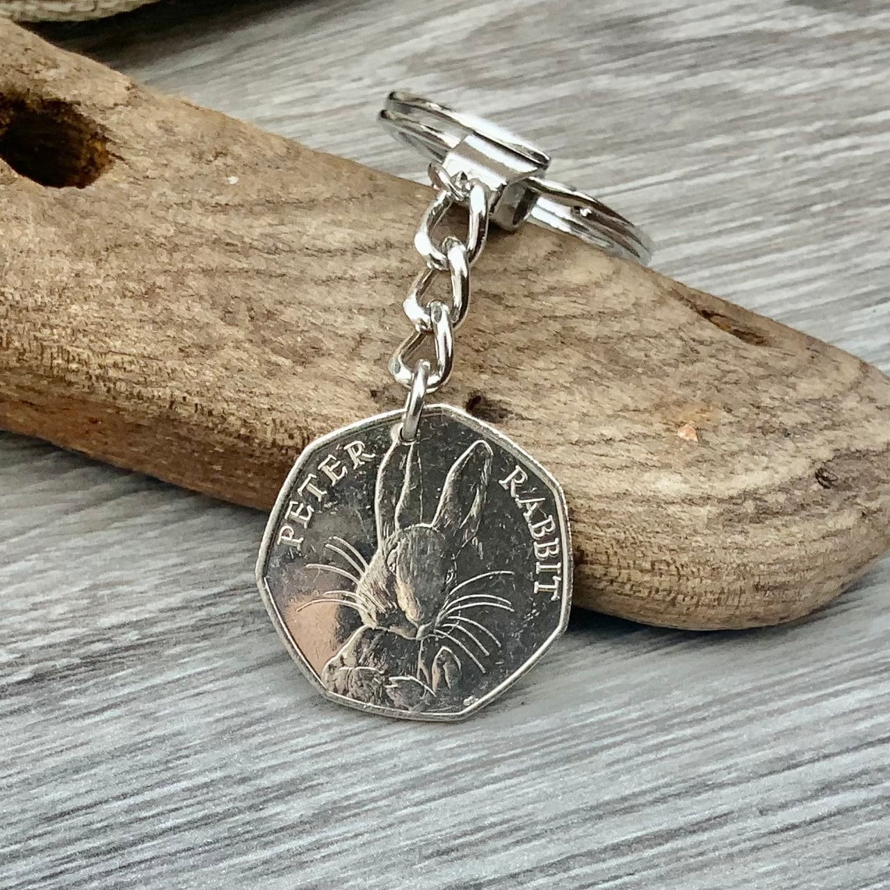 Peter Rabbit Coin Key Ring Keychain or Clip Beatrix Potter - Etsy UK