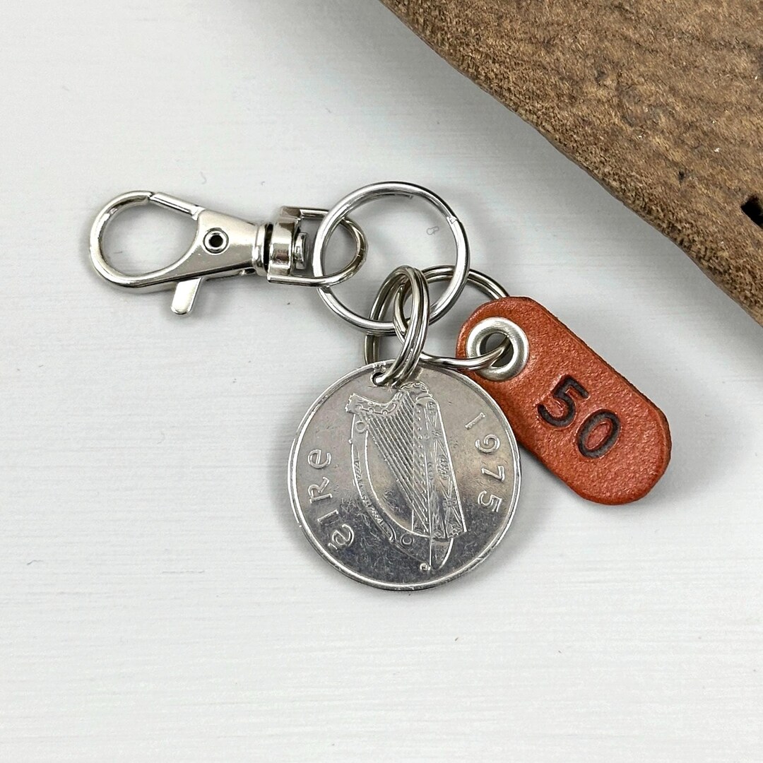 Irish 50th Birthday or Anniversary Gift, 1975 Ten Pence ( 10p ) Coin ...