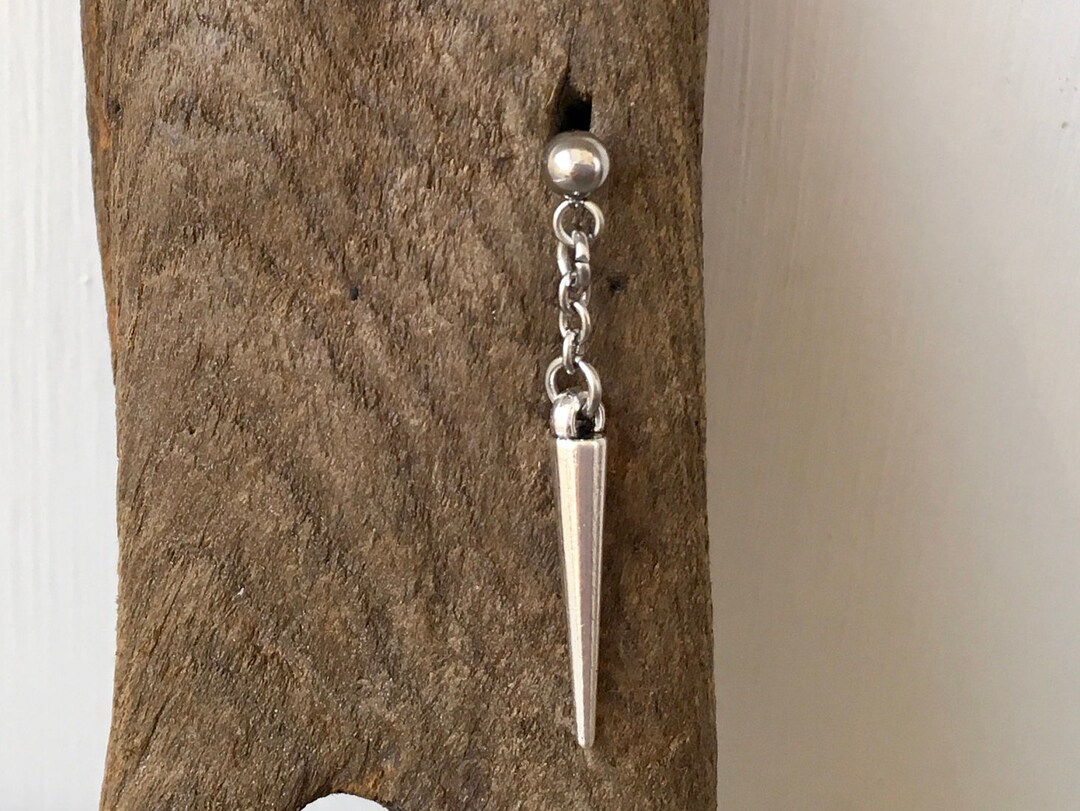 Single Spike Earring, Also Available as a Pair of Earrings, for Men or ...