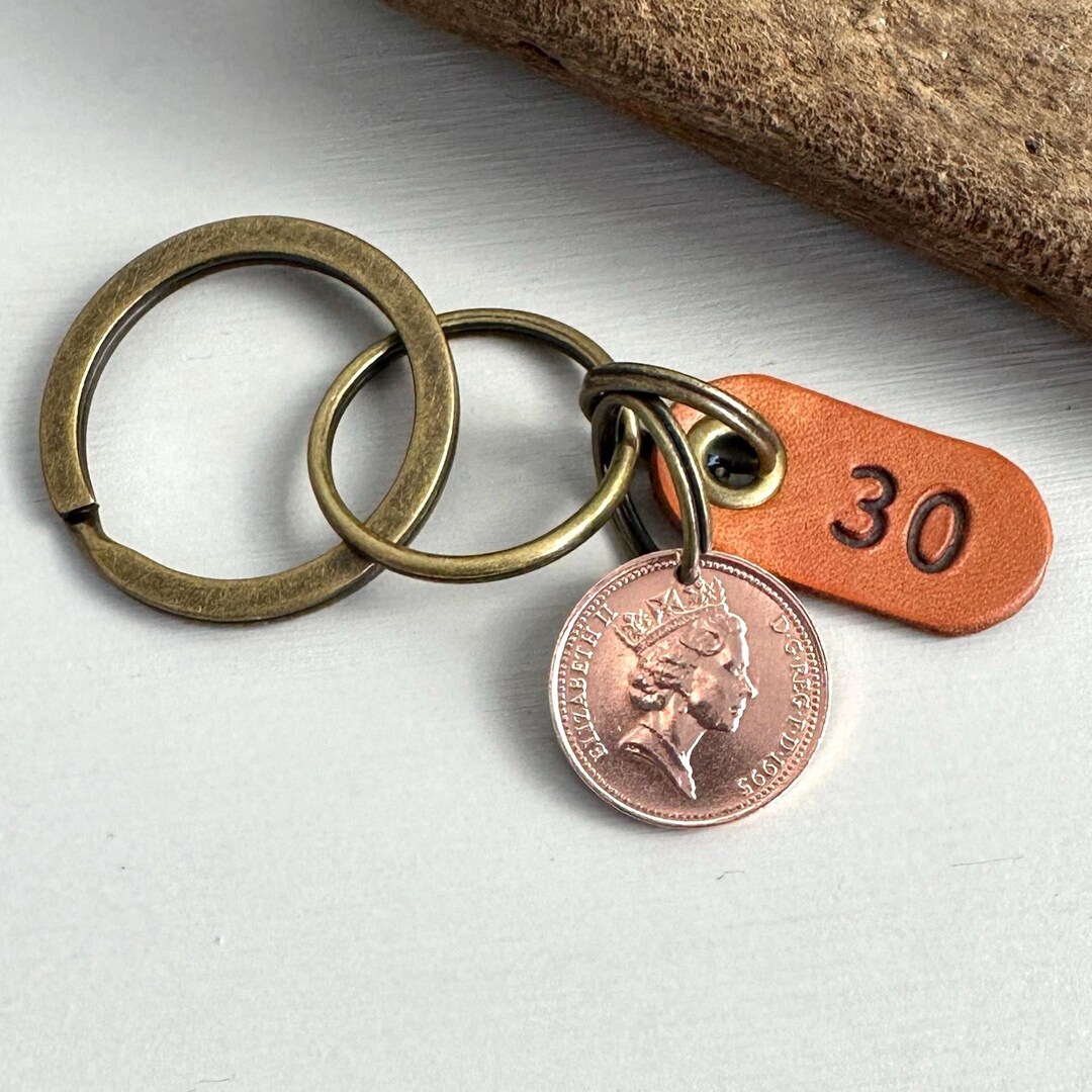 30th Birthday or Anniversary Gift, 1995 British Penny Clip Style ...