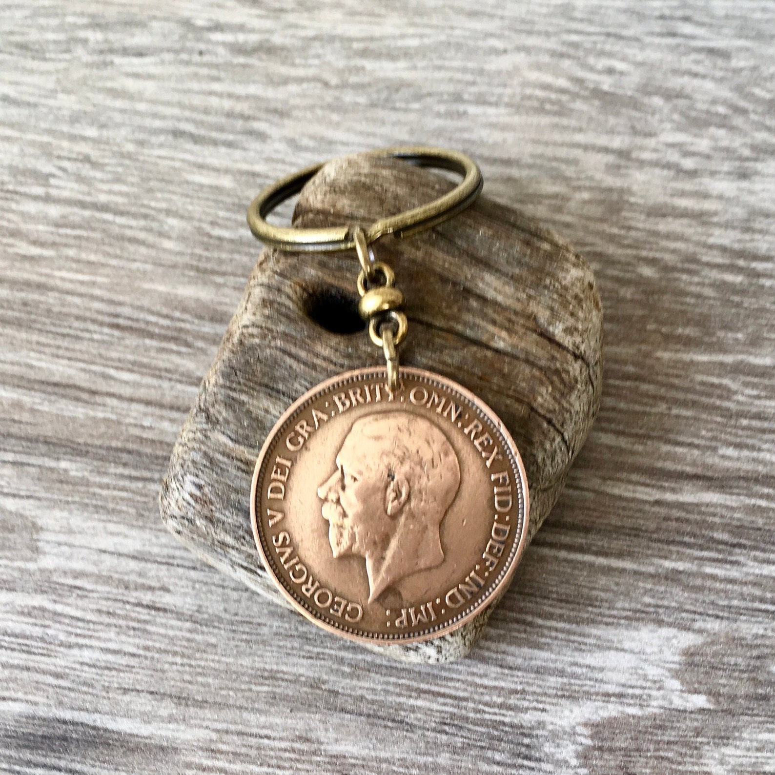 Big British Penny Keyring or Clip Choose Coin Year 1932 - Etsy UK