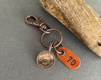70th Birthday Key - Etsy