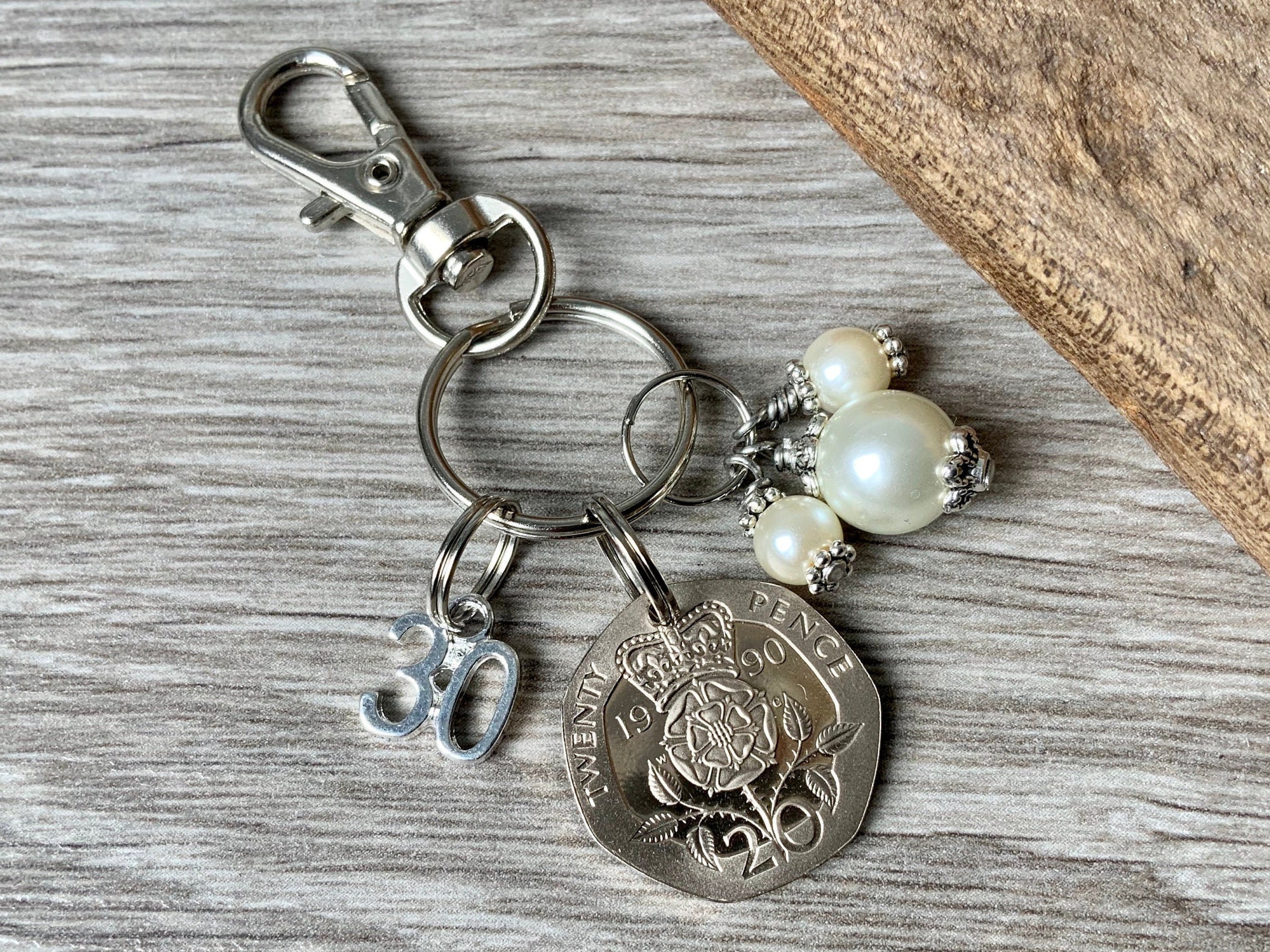 30th Anniversary Or Birthday Gift Pearl Anniversary 1990 British Coin 30th-anniversary-or-birthday-gift-pearl-anniversary-1990-british-coin