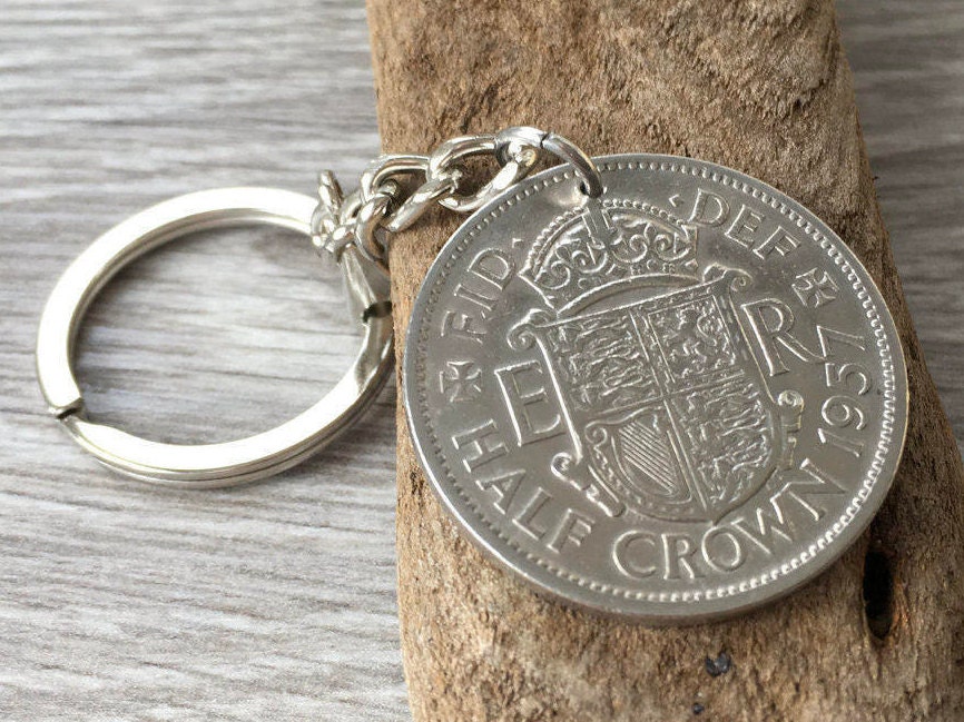 British Half Crown Coin Keychain or Clip Choose Coin Year for - Etsy UK
