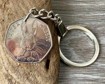 Peter Rabbit Keychain - Etsy