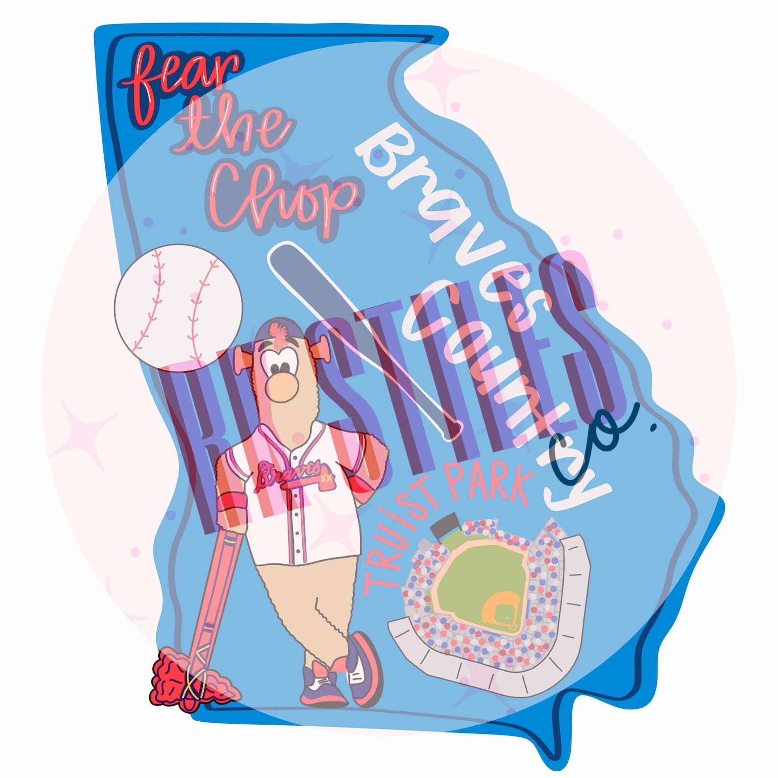 Atlanta Braves PNG, Braves Country PNG, Braves Design *INSTANT Download ...