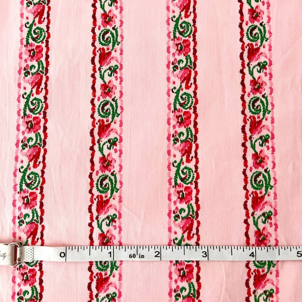 Pink Vintage Fabric - Etsy