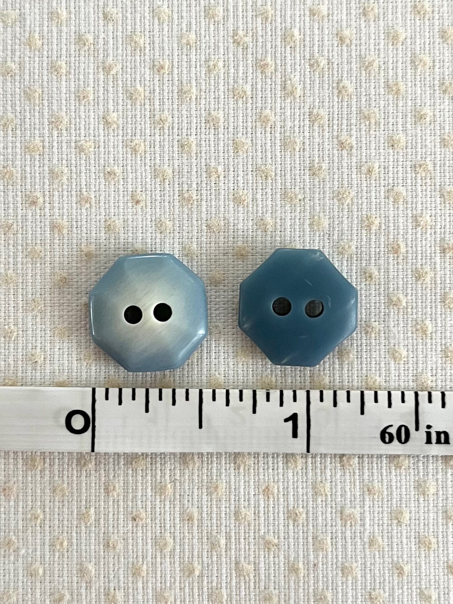 Vintage Plastic Dull Peacock Blue Buttons - Etsy