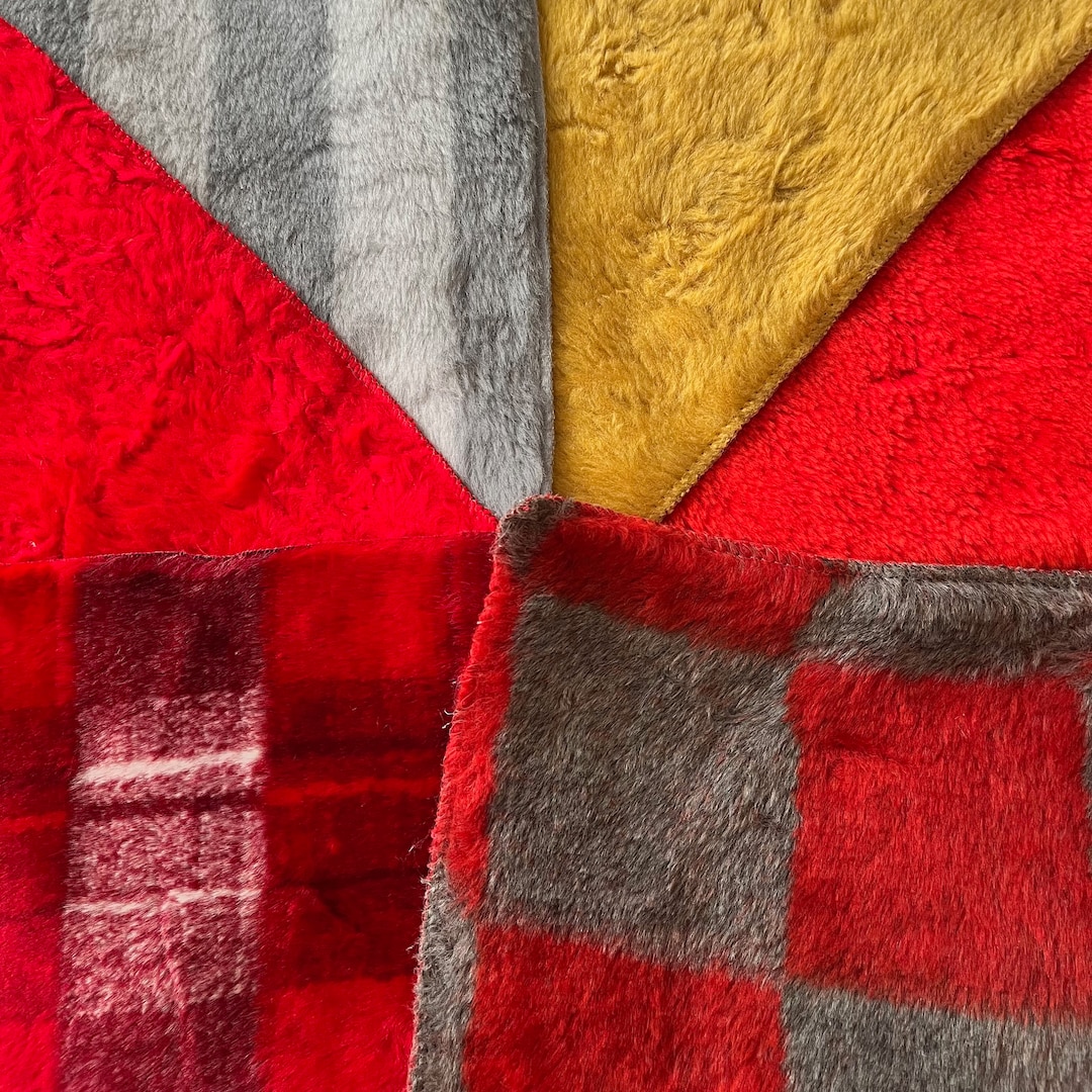 Vintage 60s Borg Short Pile Faux Fur Samples Six Pieces - Etsy