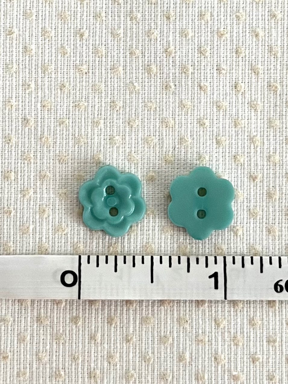 Vintage Plastic Dull Peacock Blue Buttons - Etsy