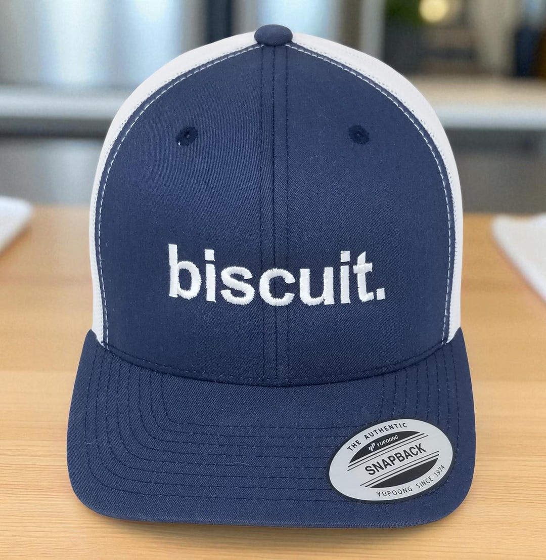Embroidered Biscuit Hat: Funny Baker Cap, Biscuits and Gravy - Etsy