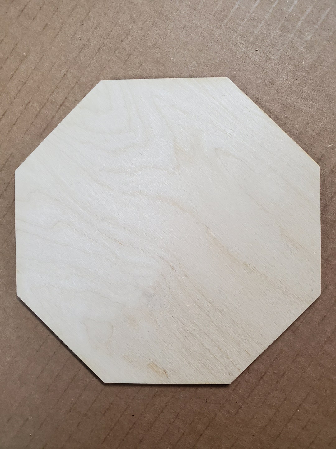 Octagon Craft Shapes, (3mm) 1/8 Thick, Baltic Birch, Used for Various ...