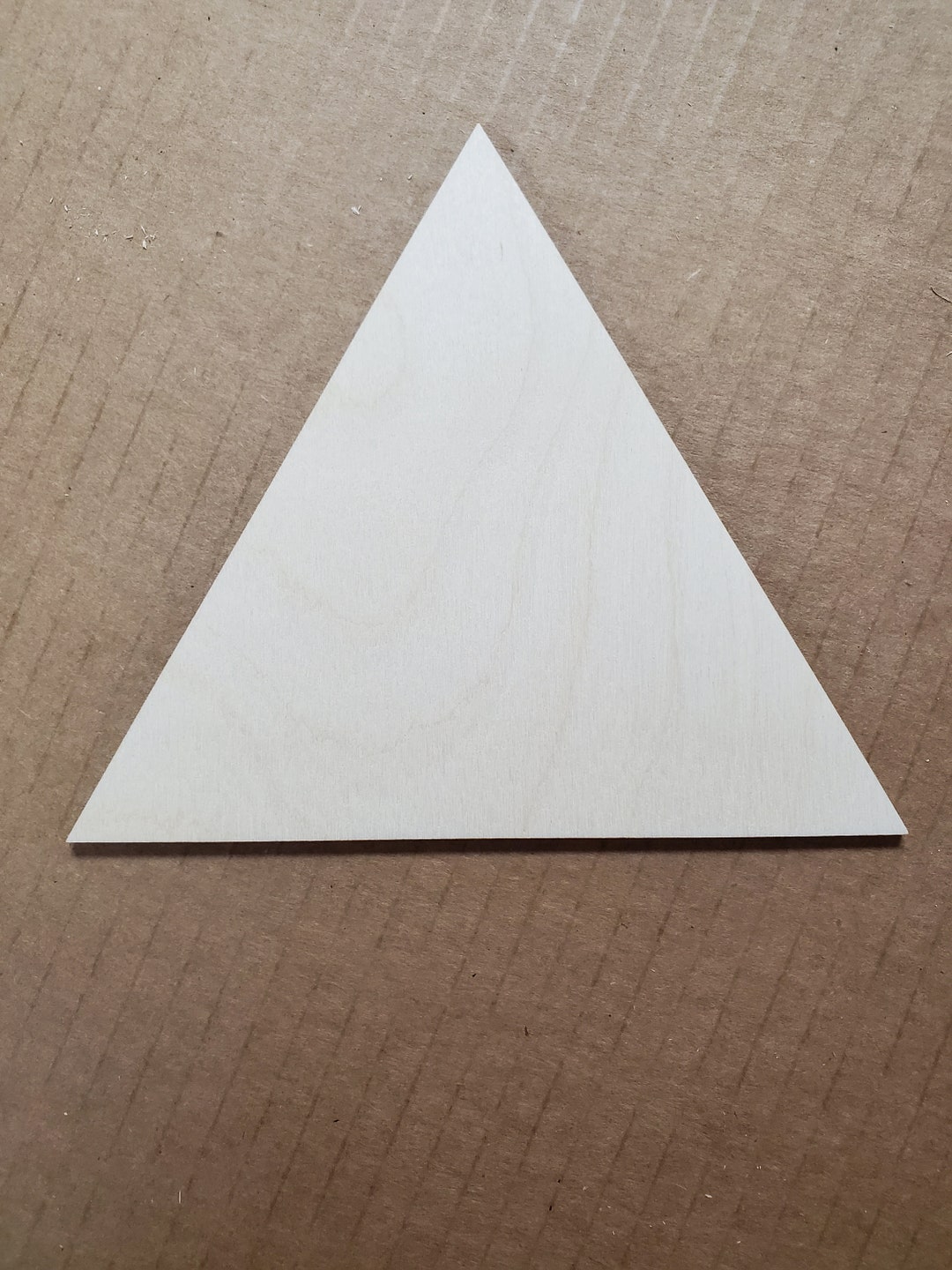 Triangle Craft Shapes, 3mm 1/8 Thick, Baltic Birch, Use for Various ...