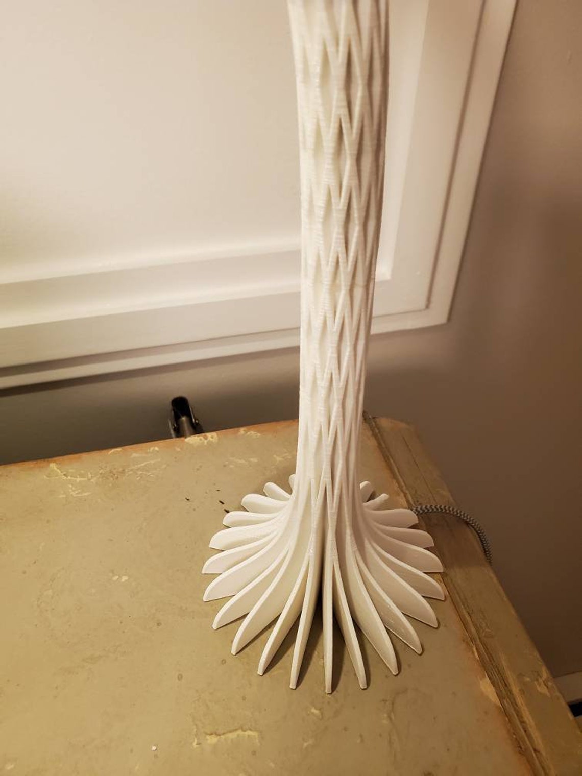 3D printed LED lamp USB powered Made in USA | Etsy