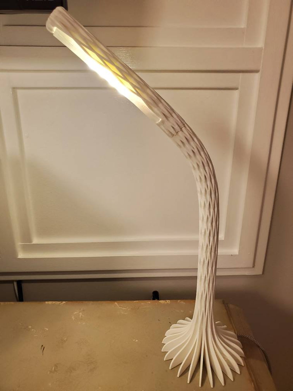 3D Printed LED Lamp, USB Powered, Made in USA - Etsy