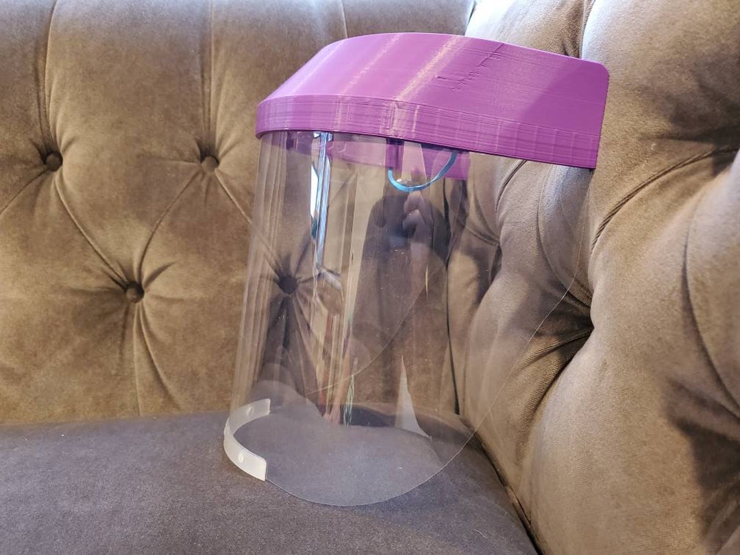 Extra Long Face Shield: Full Coverage PPE, Reusable, Made in USA - Etsy