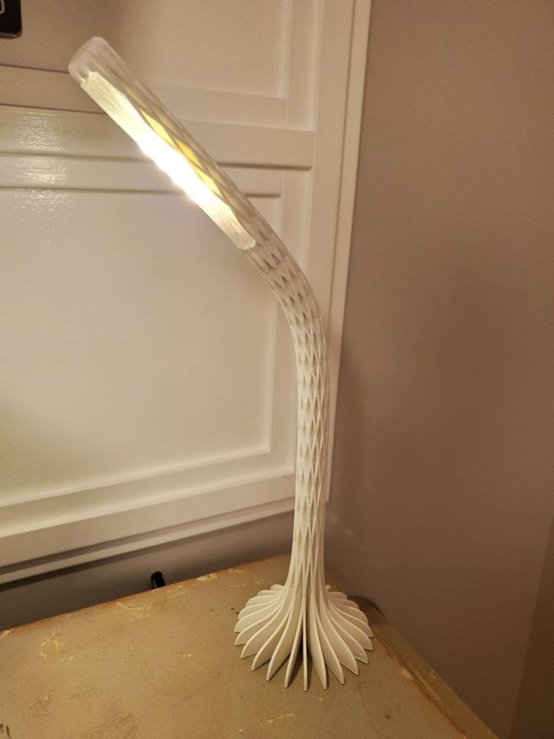 3D Printed LED Lamp, USB Powered, Made in USA - Etsy